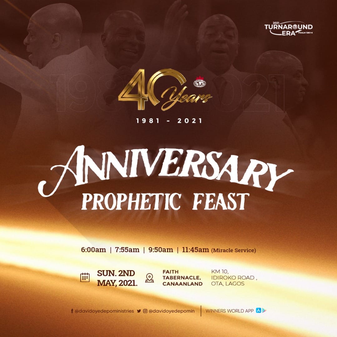 Winners Chapel Church Programmes and Special Events