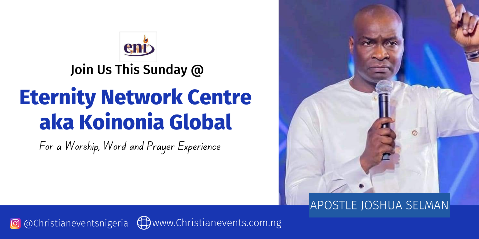 KOINONIA SUNDAY SERVICE 11TH DECEMBER 2022 WITH APOSTLE JOSHUA SELMAN – LIVE BROADCAST