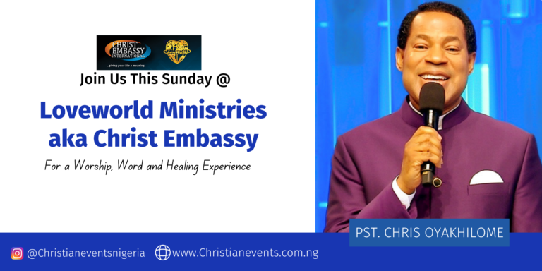 CHRIST EMBASSY SUNDAY SERVICE LIVE BROADCAST