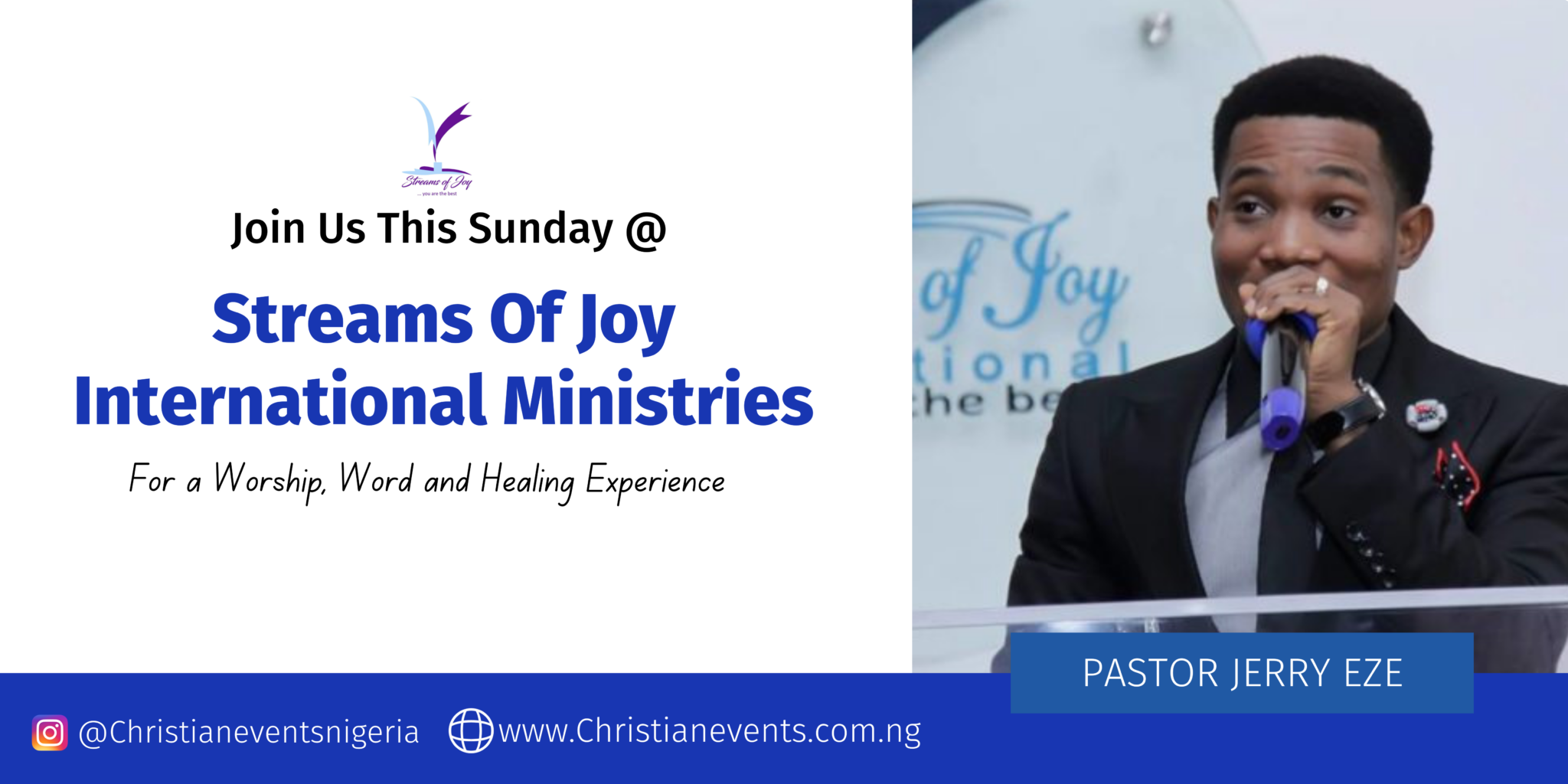 STREAMS OF JOY SUNDAY SERVICE LIVE BROADCAST FROM ABUJA