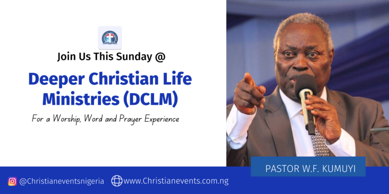 DEEPER CHRISTIAN LIFE MINISTRIES SUNDAY SERVICE LIVE BROADCAST