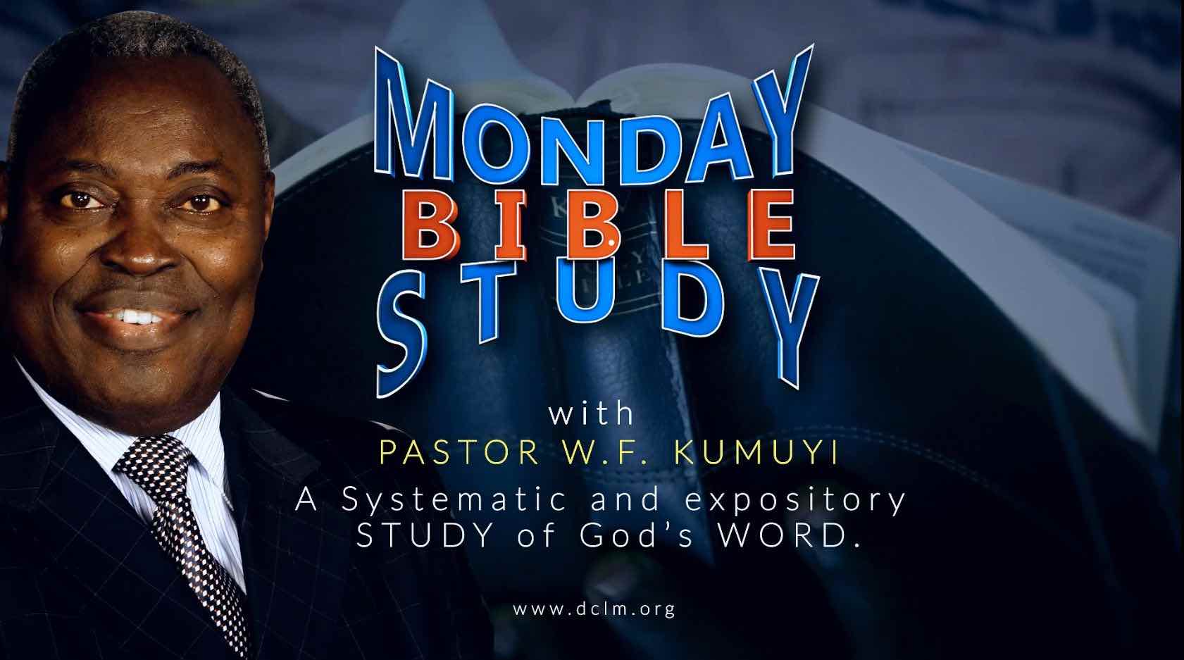 DCLM MONDAY BIBLE STUDY LIVE STREAM