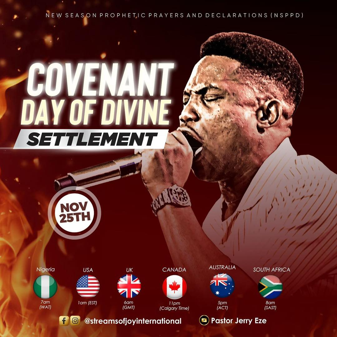 NSPPD LIVE 25TH NOVEMBER 2022 - DAILY PRAYER & DEVOTIONAL WITH JERRY EZE NSPPD LIVE 25TH NOVEMBER 2022 - DAILY PRAYER & DEVOTIONAL WITH JERRY EZE