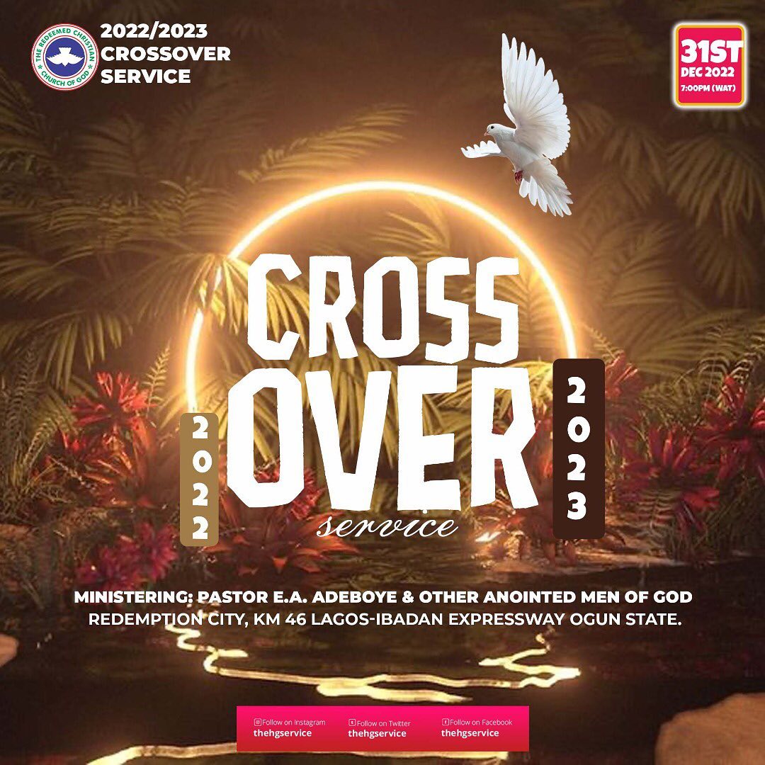 RCCG 2022/2023 CROSS OVER SERVICE LIVE BROADCAST RCCG 2022/2023 CROSS OVER SERVICE LIVE BROADCAST