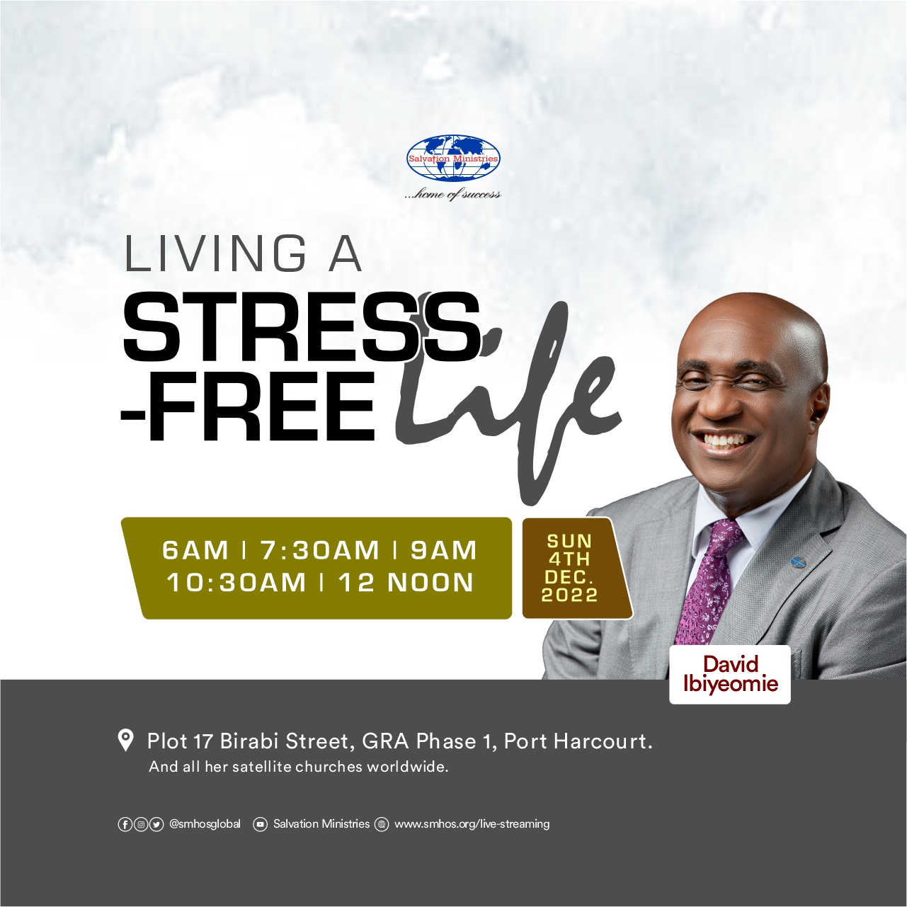 SALVATION MINISTRIES SUNDAY SERVICE 4TH DECEMBER 2022 - LIVE BROADCAST