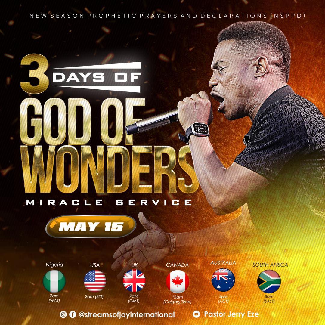 NSPPD Live Stream Today With Pastor Jerry Eze at 7am Archives - Nigeria ...