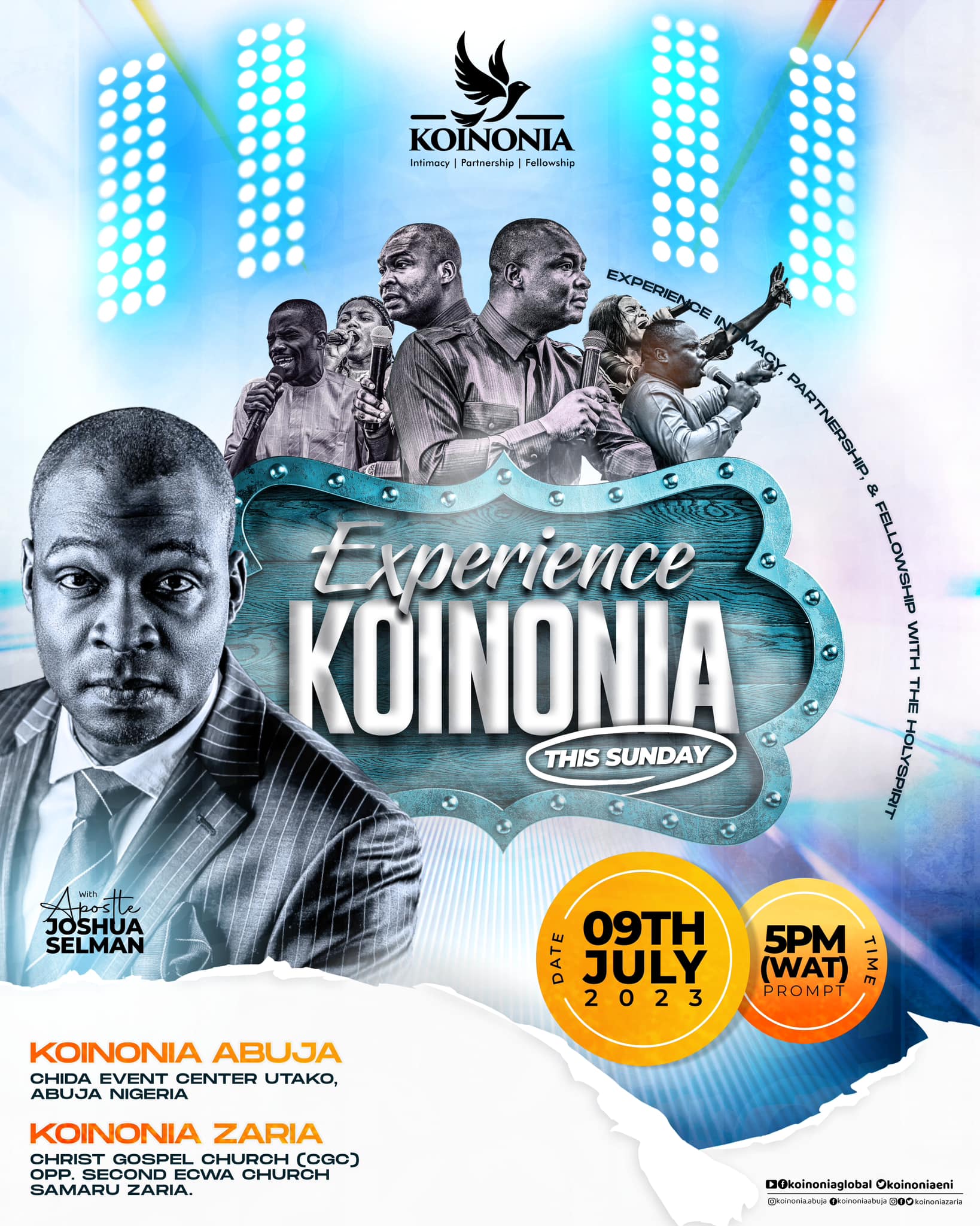 KOINONIA ZARIA SERVICES – ALL DETAILS