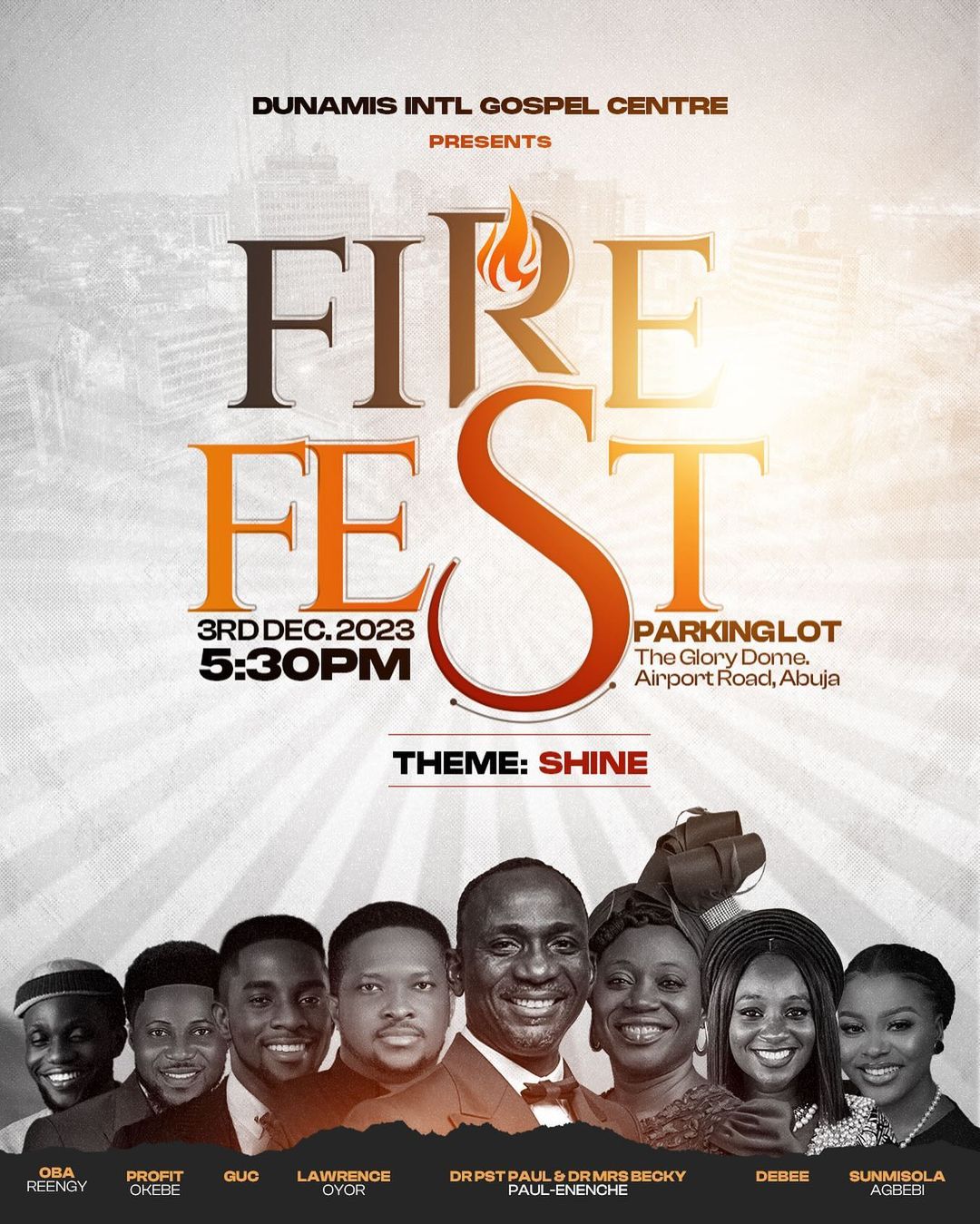 FIRE FEST SERVICE - DETAILS & LIVE STREAM