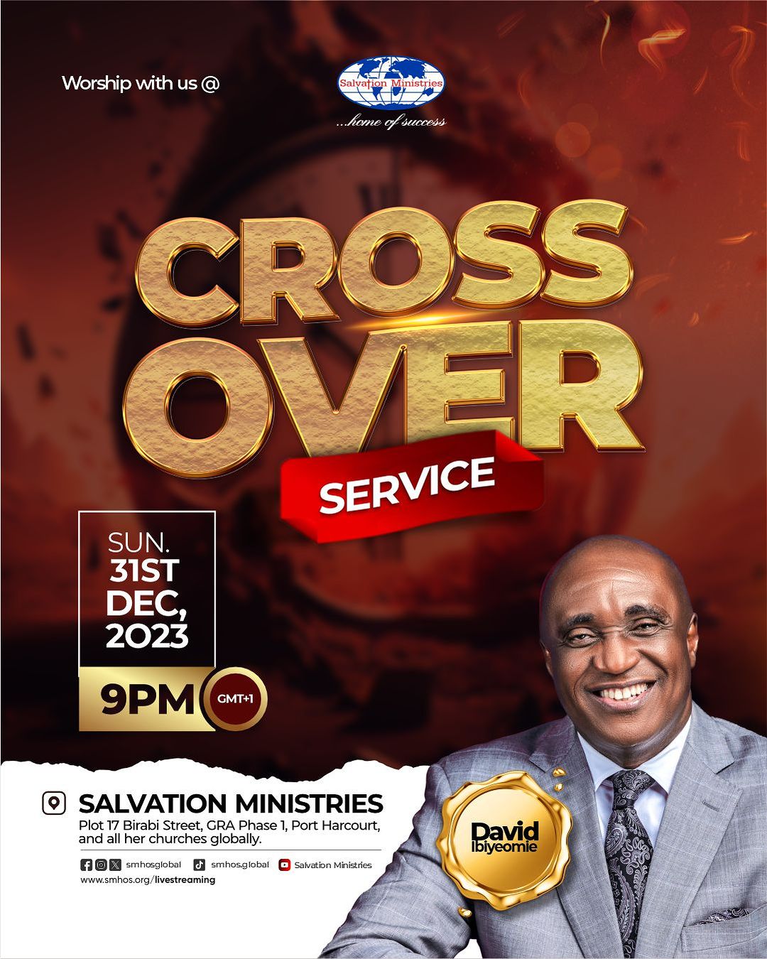 SALVATION MINISTRIES CROSS OVER SERVICE LIVE BROADCAST SALVATION MINISTRIES CROSS OVER SERVICE LIVE BROADCAST